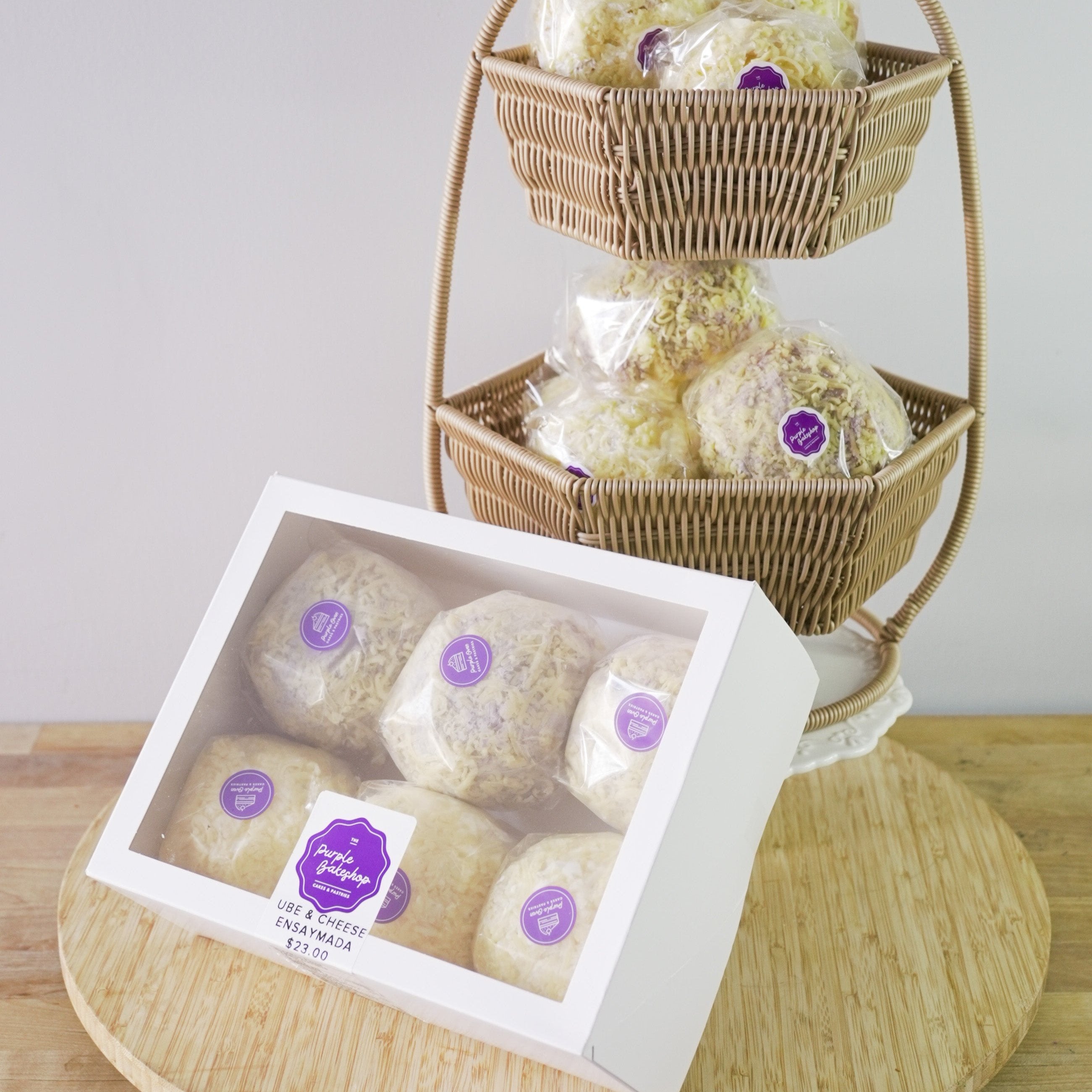 Mixed Ensaymada Box (6 pcs) – The Purple Bakeshop