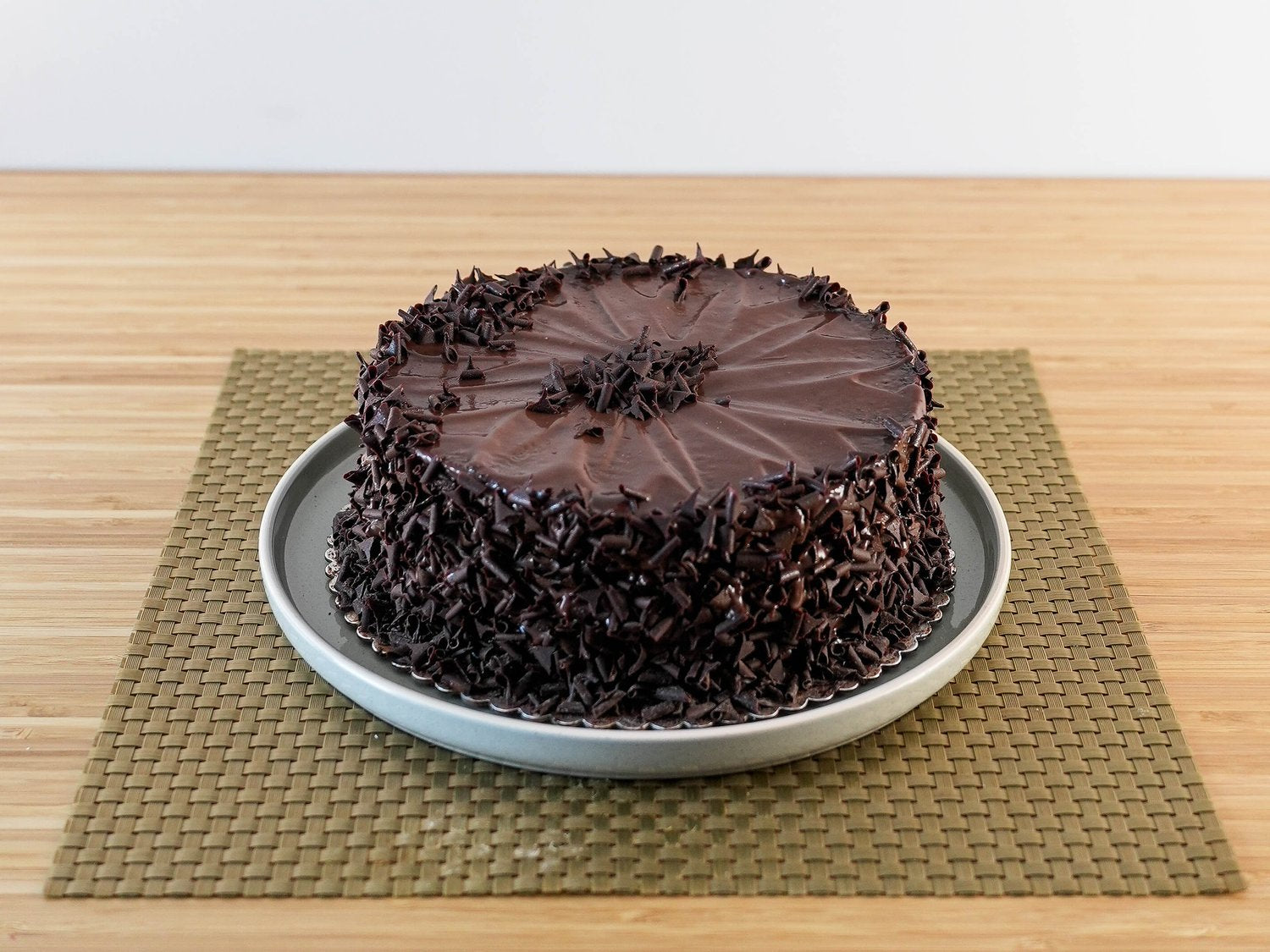 Double Chocolate Round Cake – The Purple Bakeshop