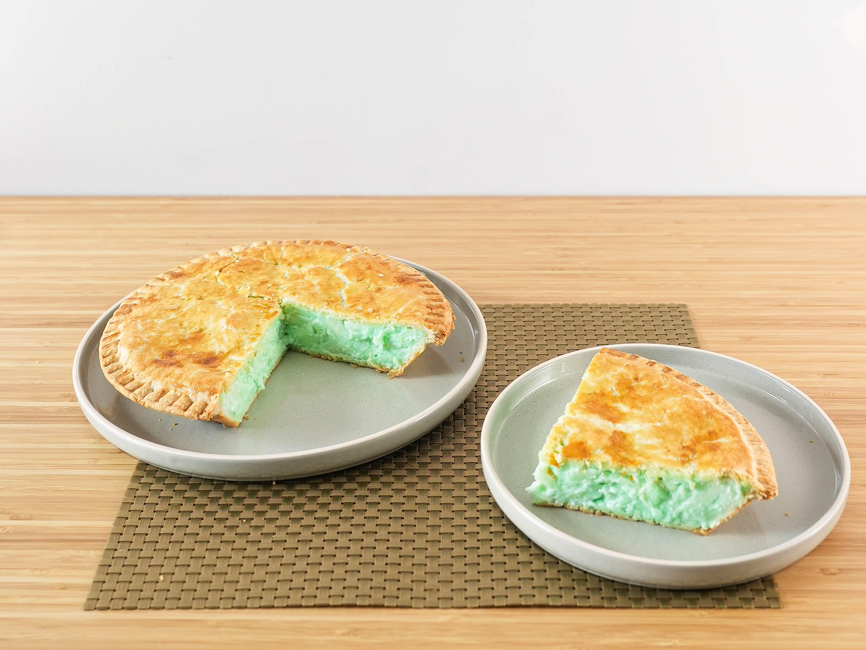 Buco Pandan Pie – The Purple Bakeshop