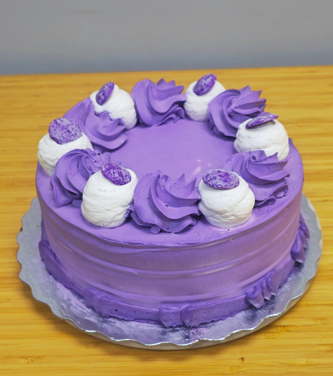 Ube Bliss Round Cake – The Purple Bakeshop